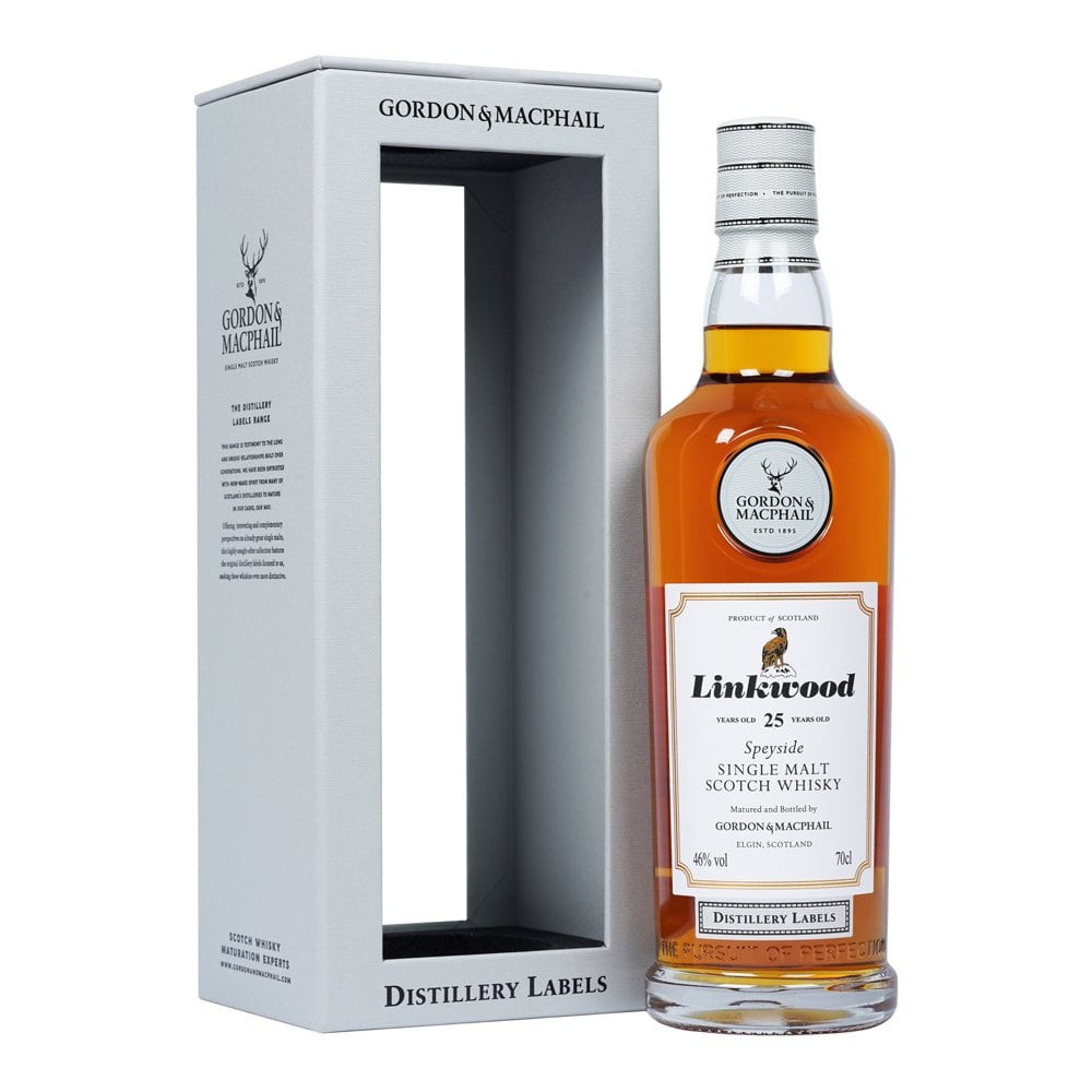 Buy The Linkwood 25 Year Old (G&M Distillery Labels) Single Malt Whisky ...