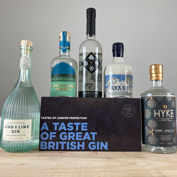 Buy The Taste Of The Great British Gin Tasting Set Online | The Spirit Co