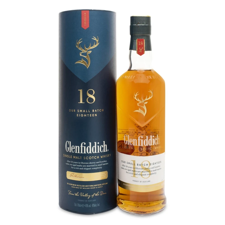 Buy The Glenfiddich 18 Year Old Single Malt Whisky Online | The Spirit Co